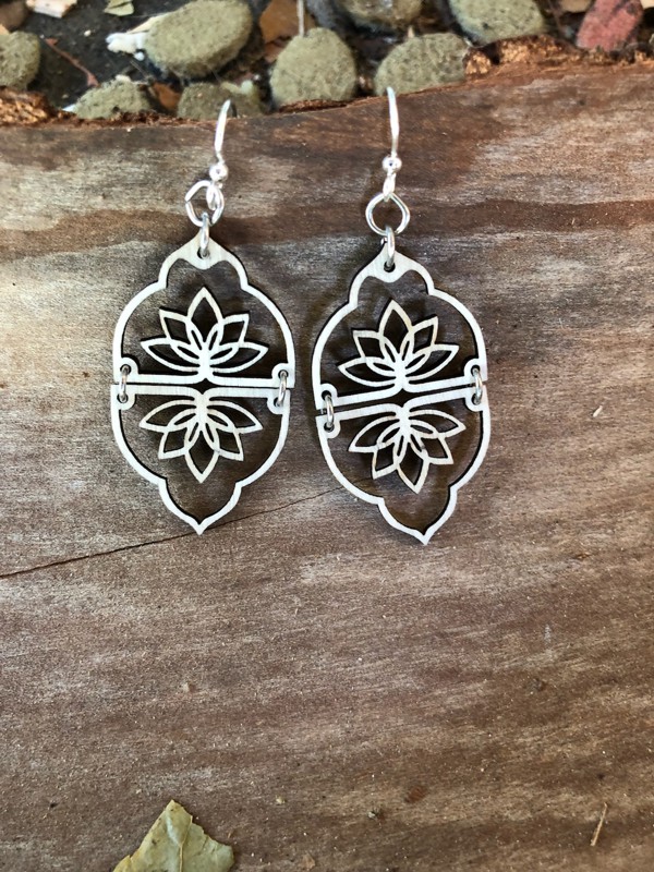 Custom Products :: Custom Earrings :: Phipps Conservatory Logo Earrings